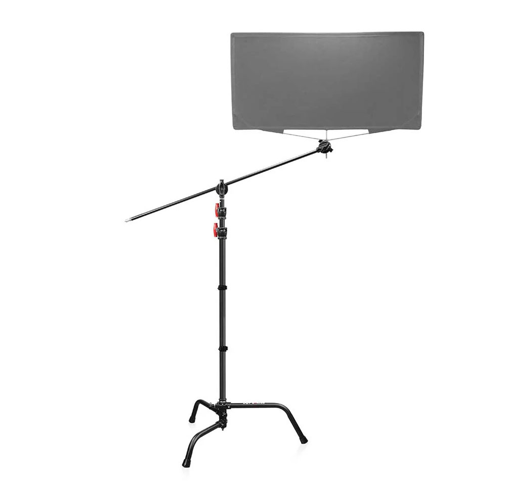 SHAPE SUPPORT C-STAND 40PO BASE AMOVIBLE NOIR | Gosselin Photo